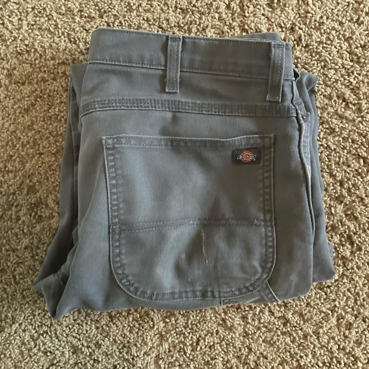 Grey Dickies Carpenter Pants 36x32 Excellent... - Depop
