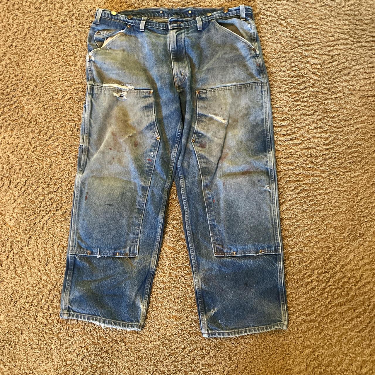 Carhartt Style Double Knees Real Brand Wild Ass... - Depop