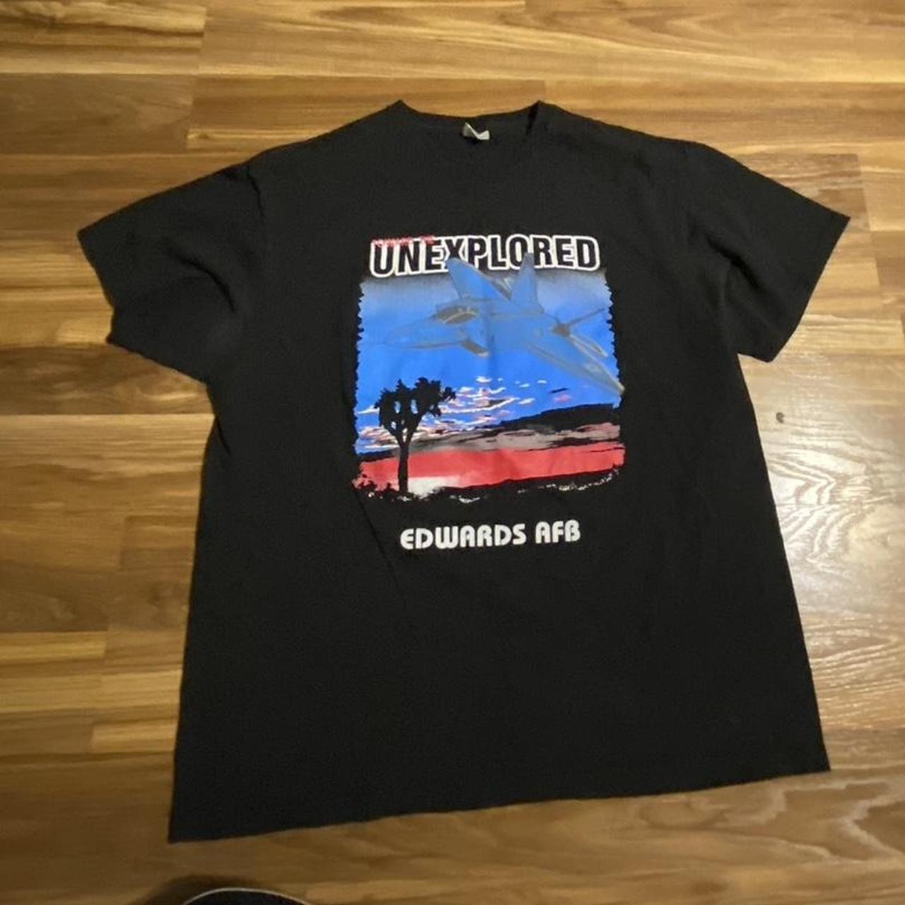 EDWARDS AFB SHIRT 🚨 Amazing fade and graphic ♻️ Size... - Depop