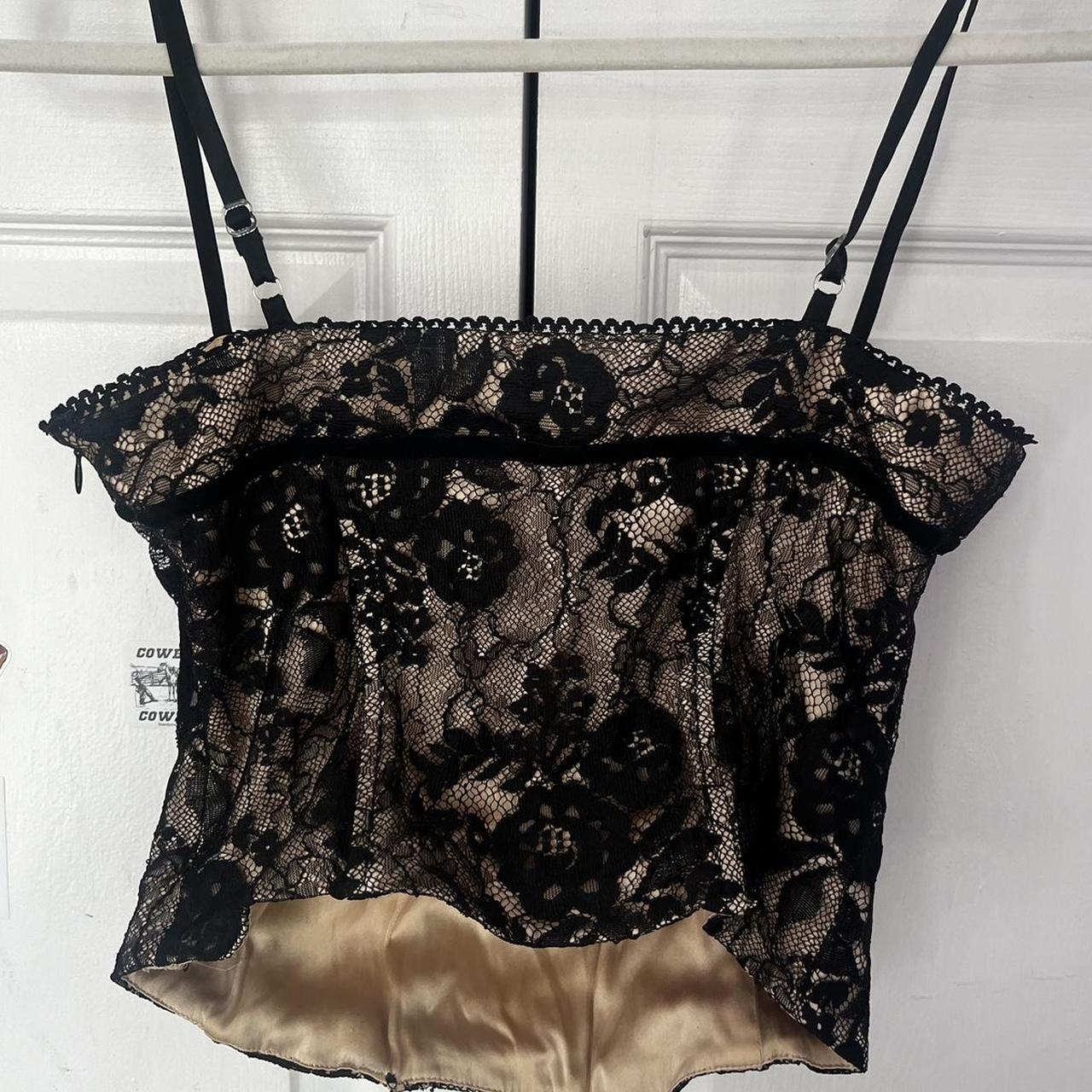 vintage bebe corset size medium - Depop