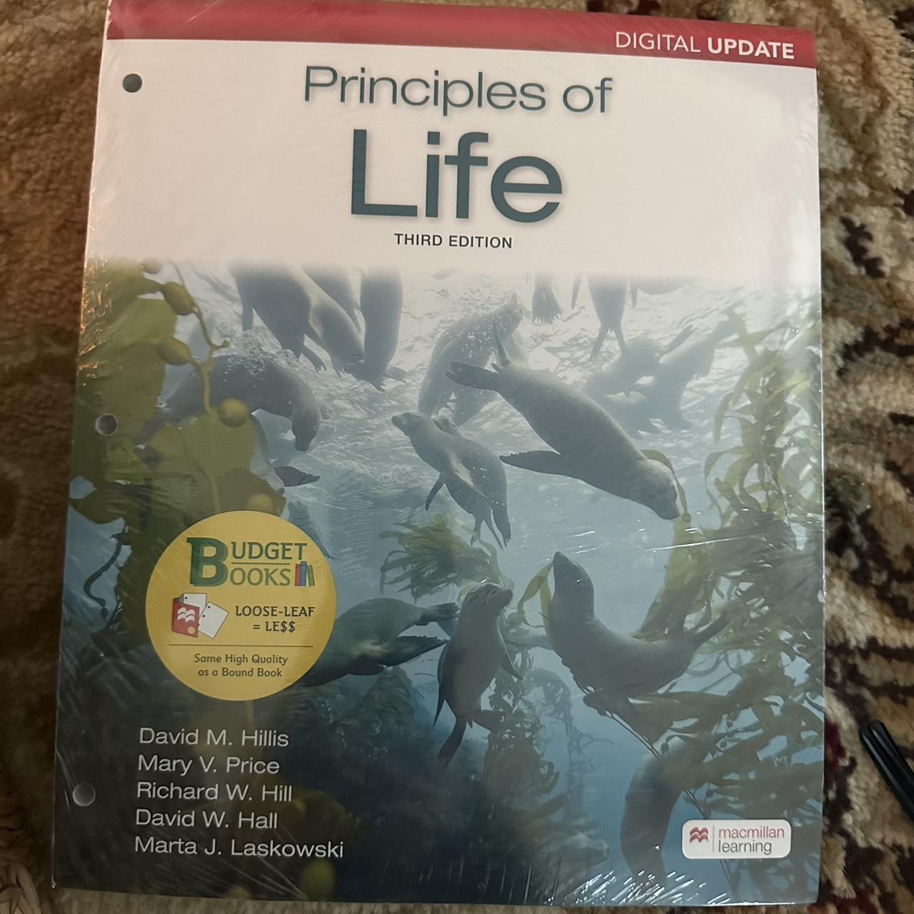 Principles of Life Third Edition Macmillan learning... - Depop