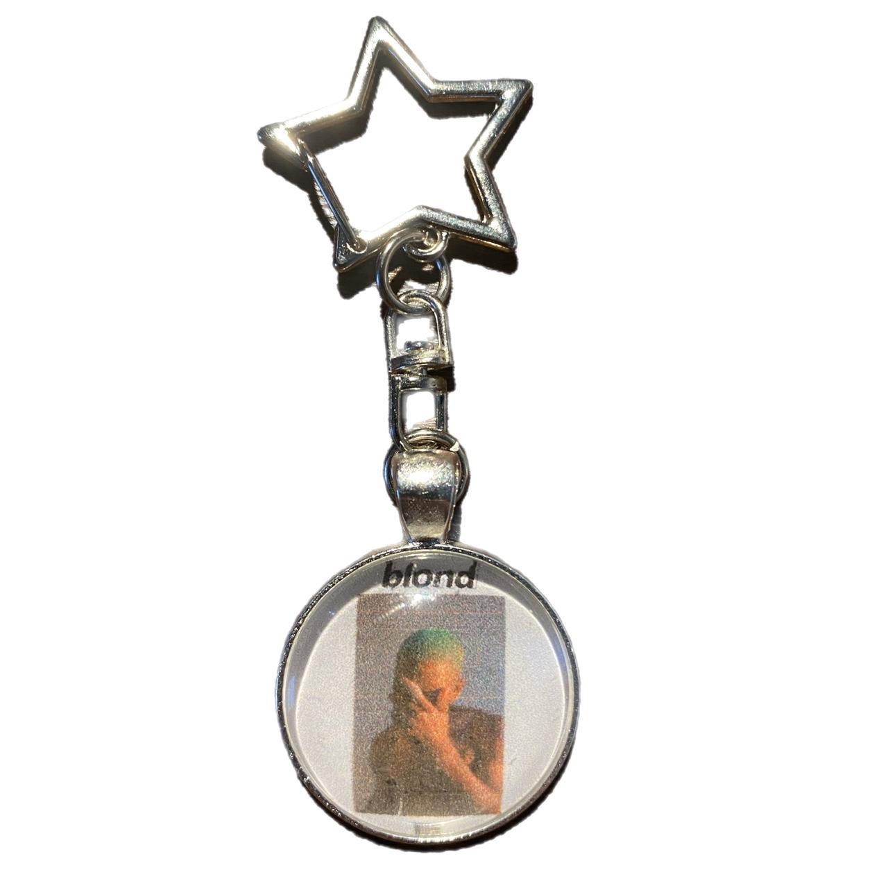 frank ocean blond star keychain pendant is 1” or... - Depop