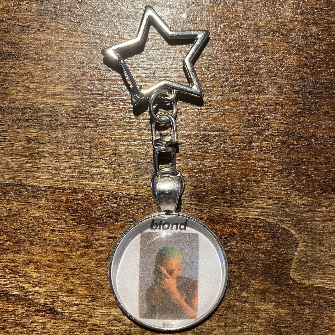 frank ocean blond star keychain pendant is 1” or... - Depop