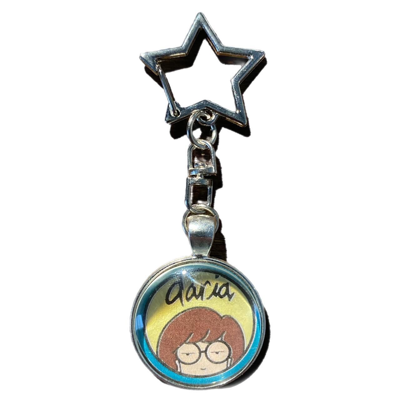 daria star keychain pendant is 1” or 25mm worldwide... - Depop