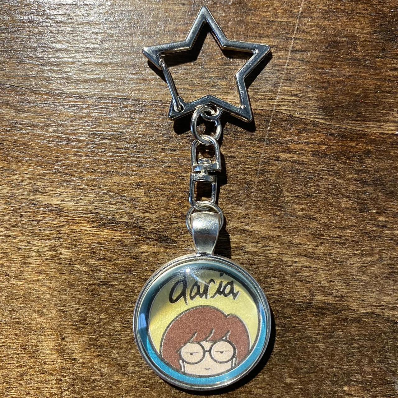 daria star keychain pendant is 1” or 25mm worldwide... - Depop