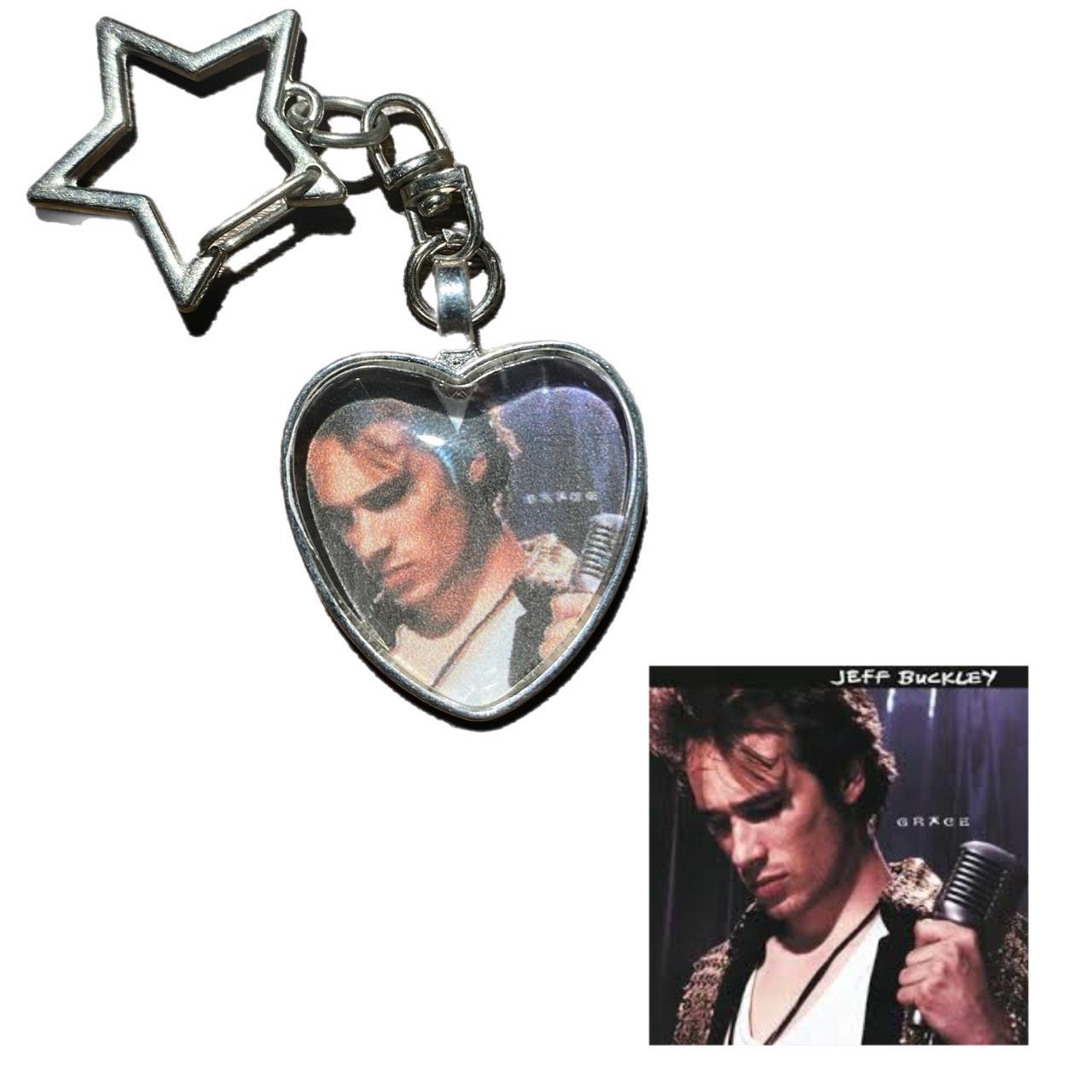 jeff buckley grace heart star keychain all keychains... - Depop