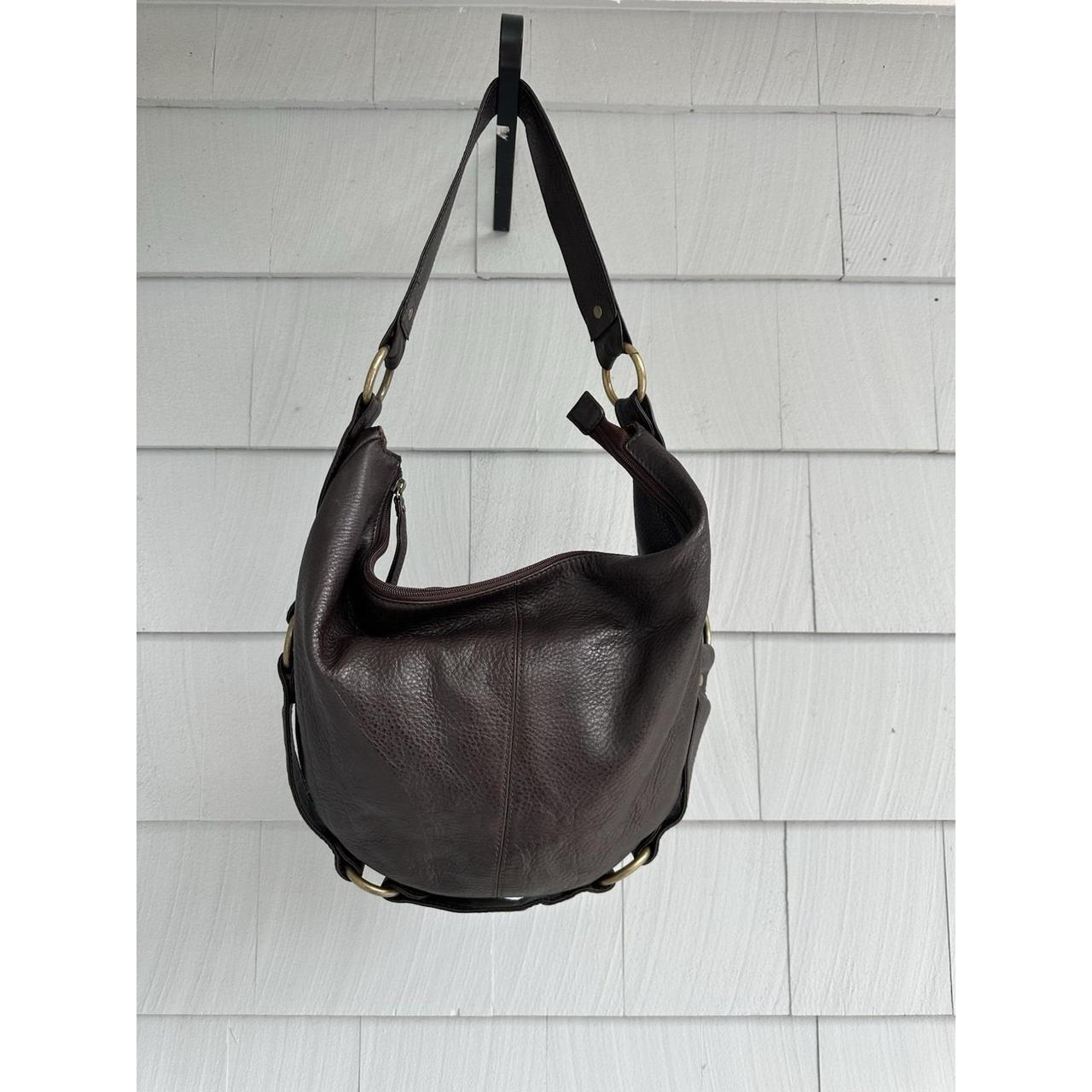 Hobo International Rogue Hobo Dark Brown Leather... | Depop