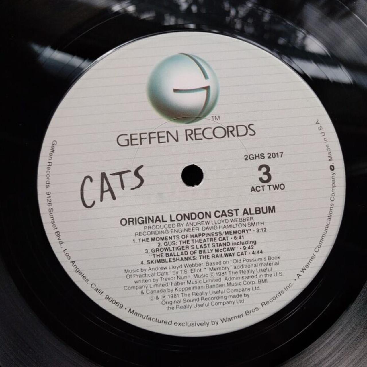Cats Original London Cast Recording 2x LP 1981 Vinyl... - Depop
