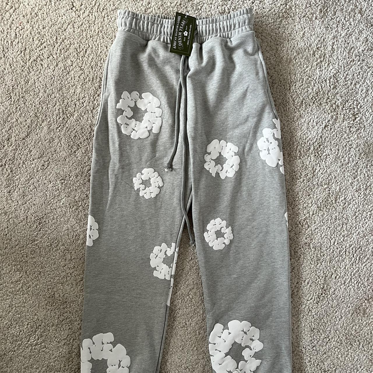 Denim Tears Track pants In Grey colour way Size... - Depop