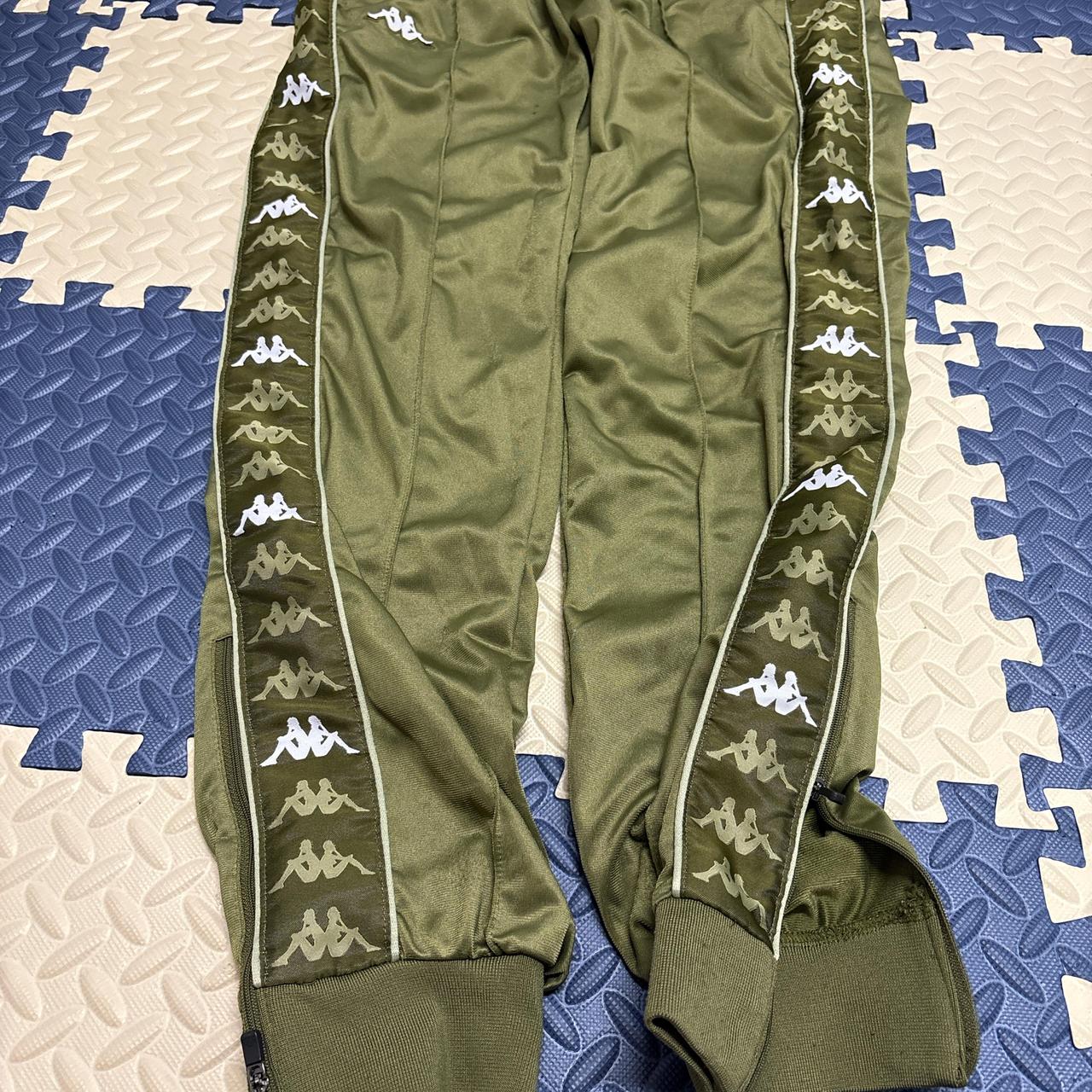 Kappa olive green tracksuit Size small Message for... | Depop