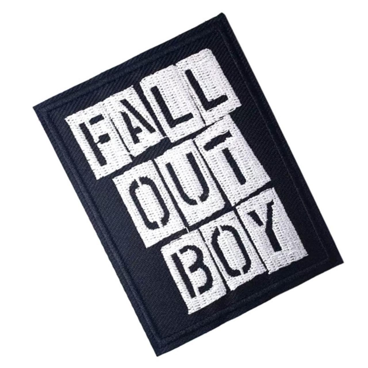 FALL OUT BOY Sew-on or iron-on embroidered patch Pop... - Depop