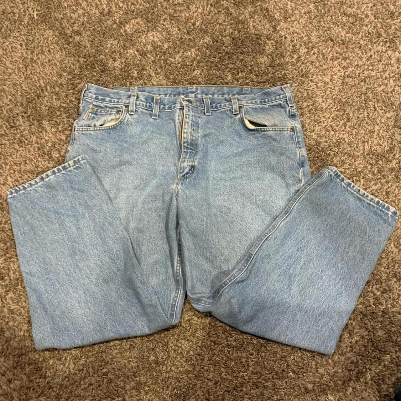 Size 44x30 - These jeans are in great shape. - Depop