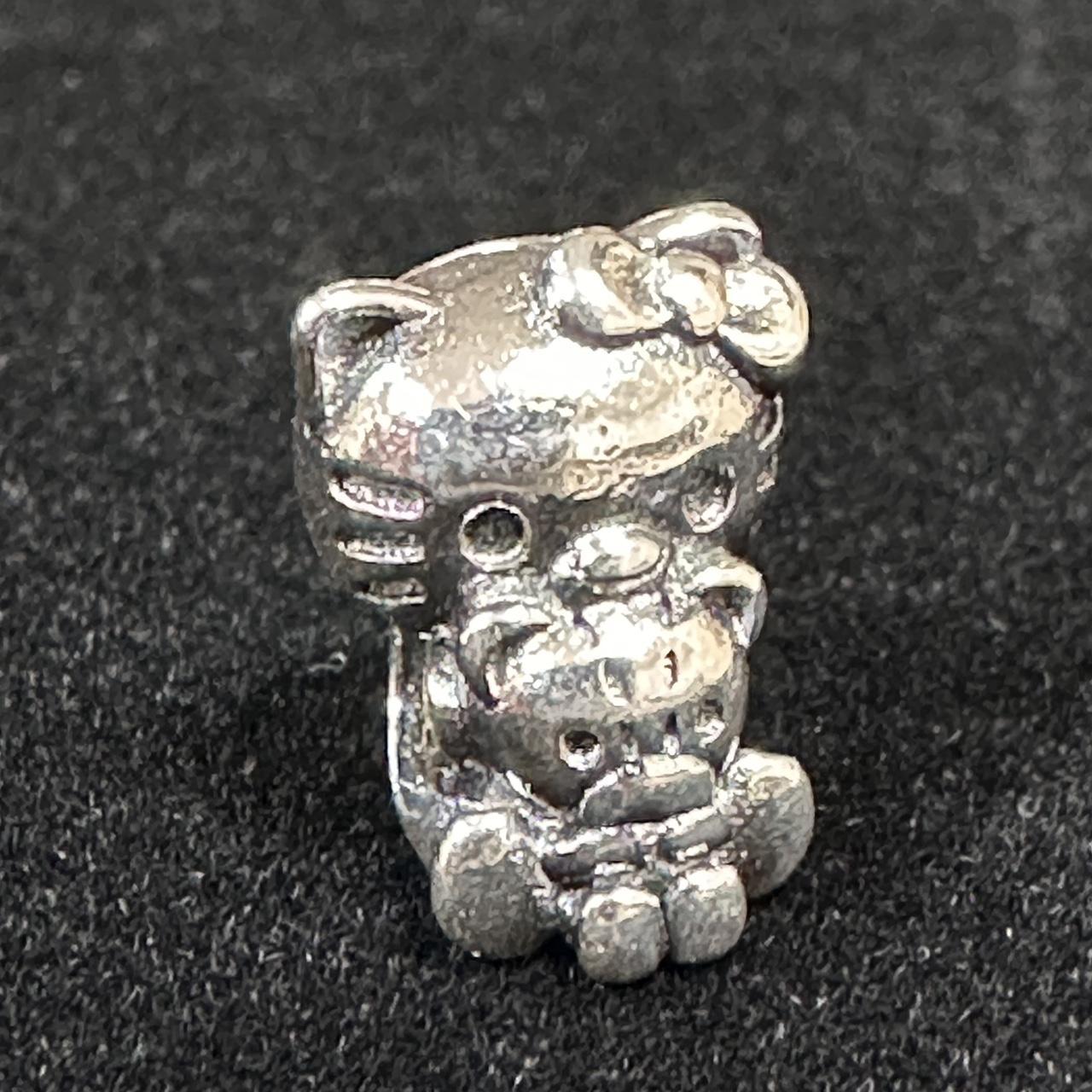 Hello Kitty, Sanrio, silver (925) charm. Will fit... - Depop