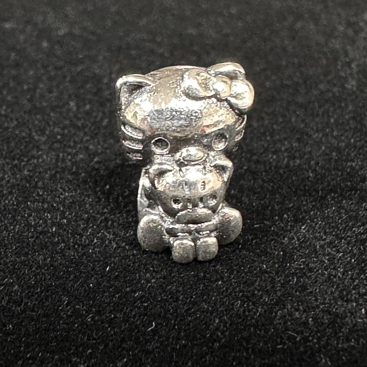Hello Kitty, Sanrio, silver (925) charm. Will fit... - Depop