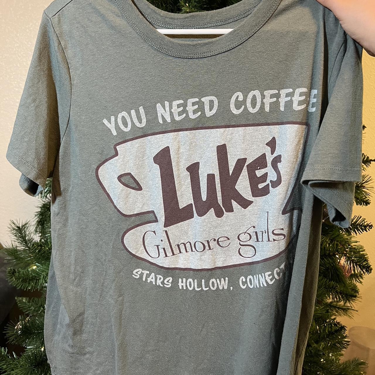 comfortable gilmore girls luke’s coffee... - Depop
