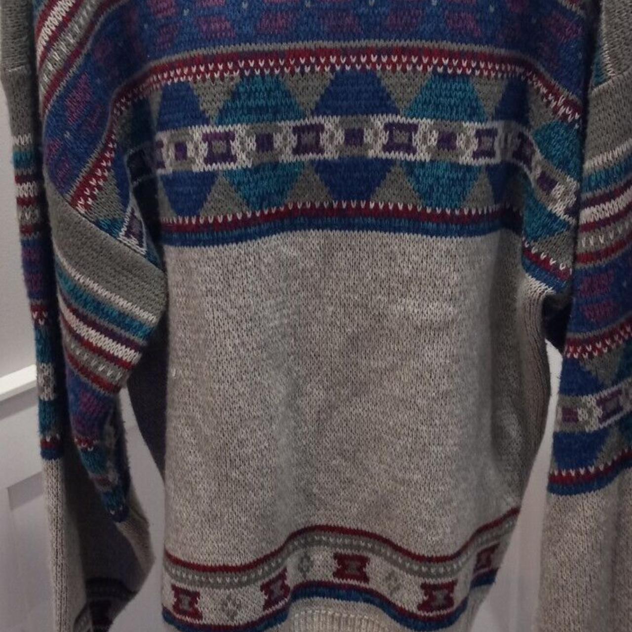Vintage Sweater Graphix Men Sweater Size... - Depop