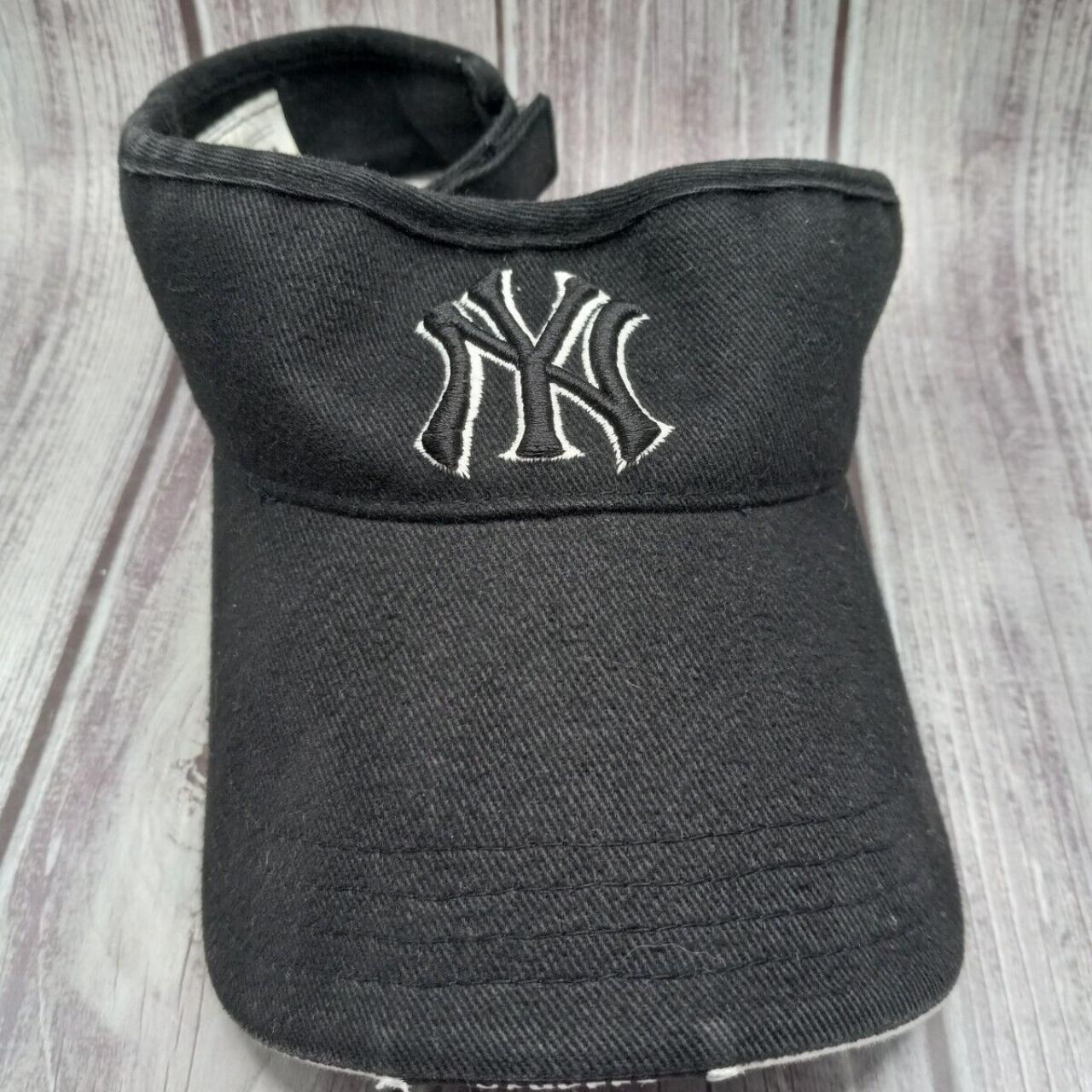 New York Yankees Visor Hat Cap Has writing on inside... - Depop