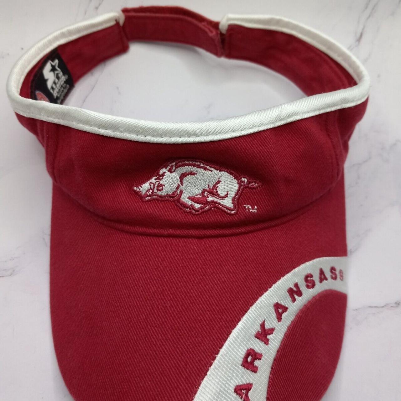 Starter Arkansas Razorbacks Visor Hat - Depop