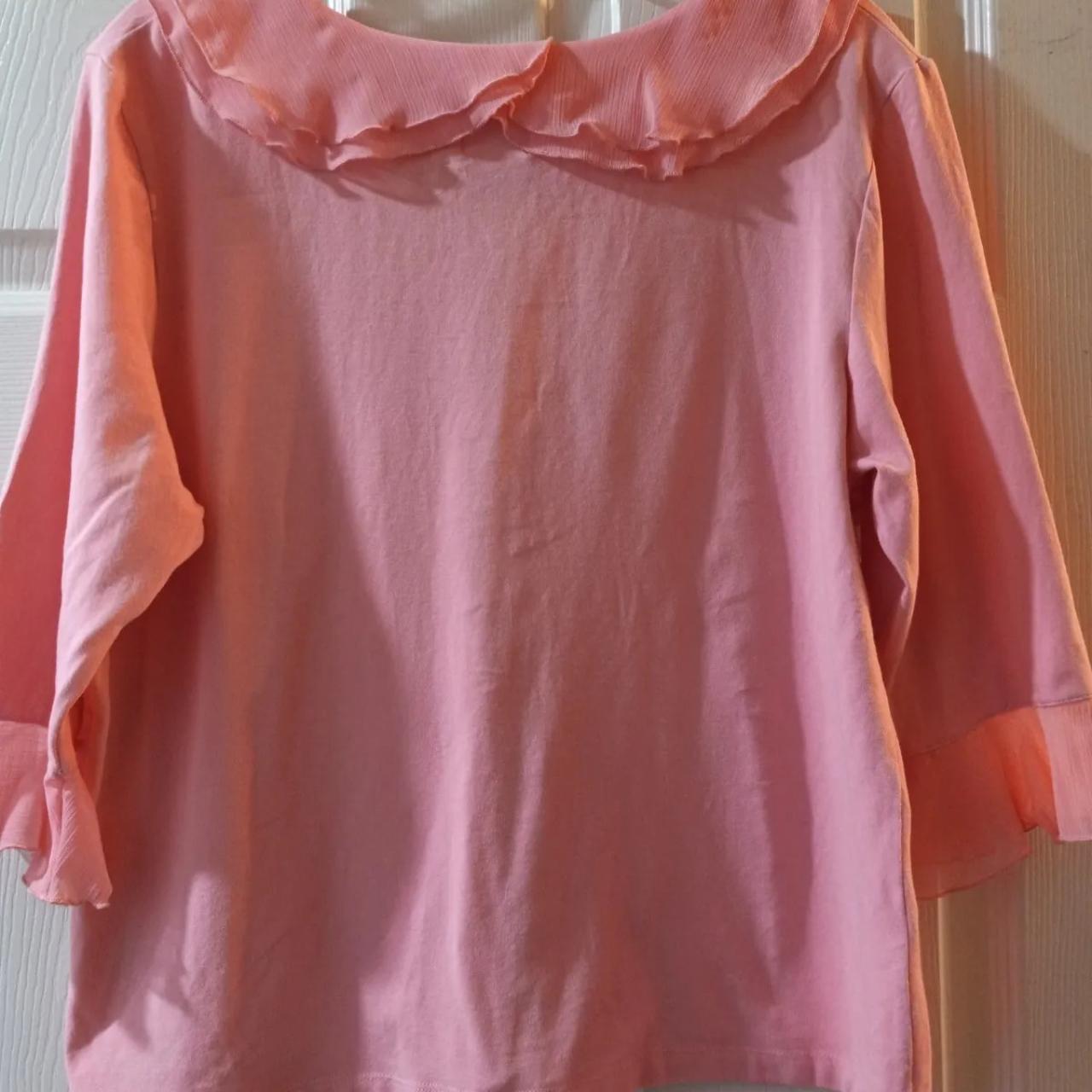 Ruby Red Women Ruffled Top Shirt Size XL... - Depop