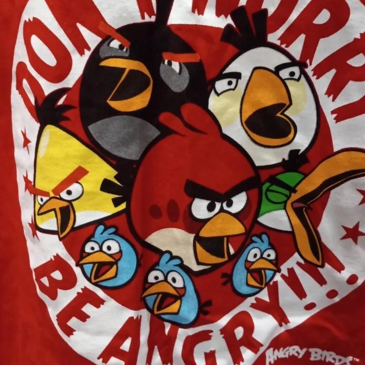 Vintage NWT Angry Birds Men T-Shirt Size XL Armpit... - Depop