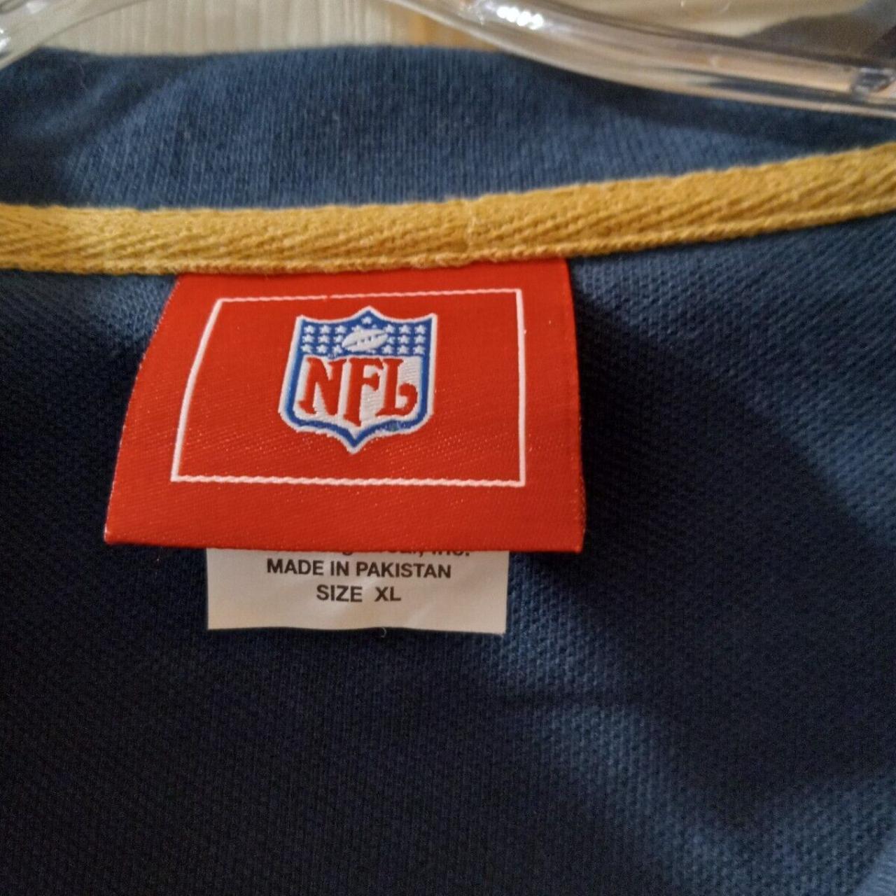 St. Louis Rams Men Polo Shirt Size XL NFL... - Depop