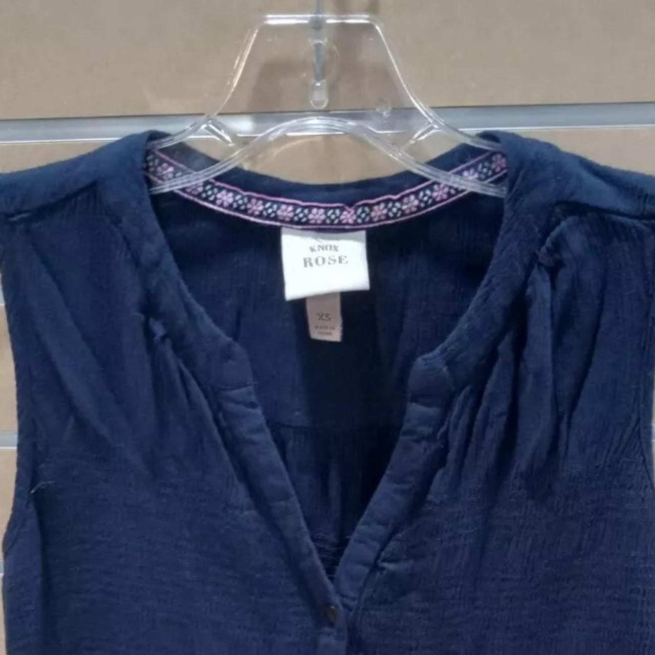 Knox Rose Ladies Sleeveless Shirt Dress Tag says XS... - Depop