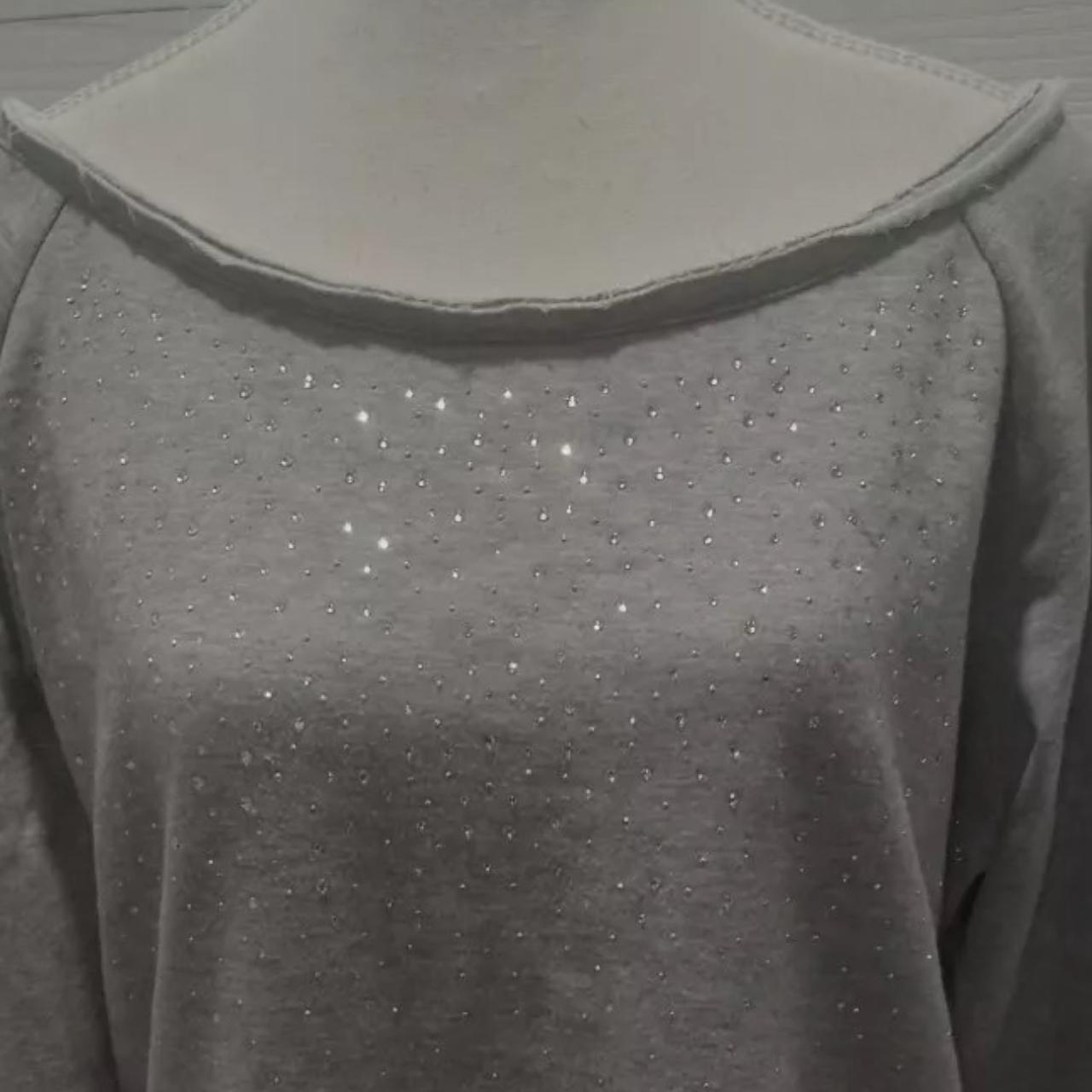 LA Kitty Ladies Sparkly Light Sweatshirt Size... - Depop