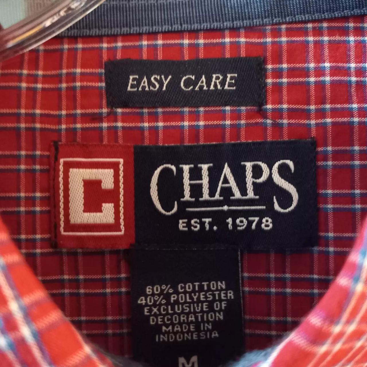 Chaps Short Sleeve Button Up Shirt Men Size... - Depop