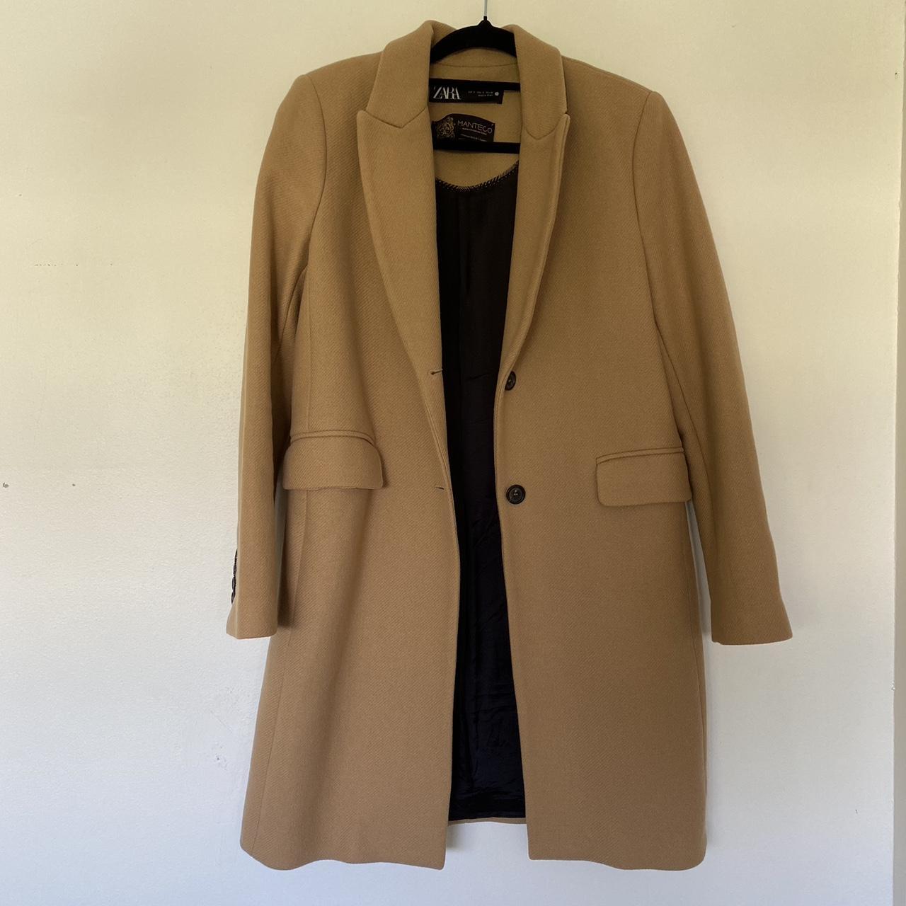 Zara wool coat, very warm - Depop