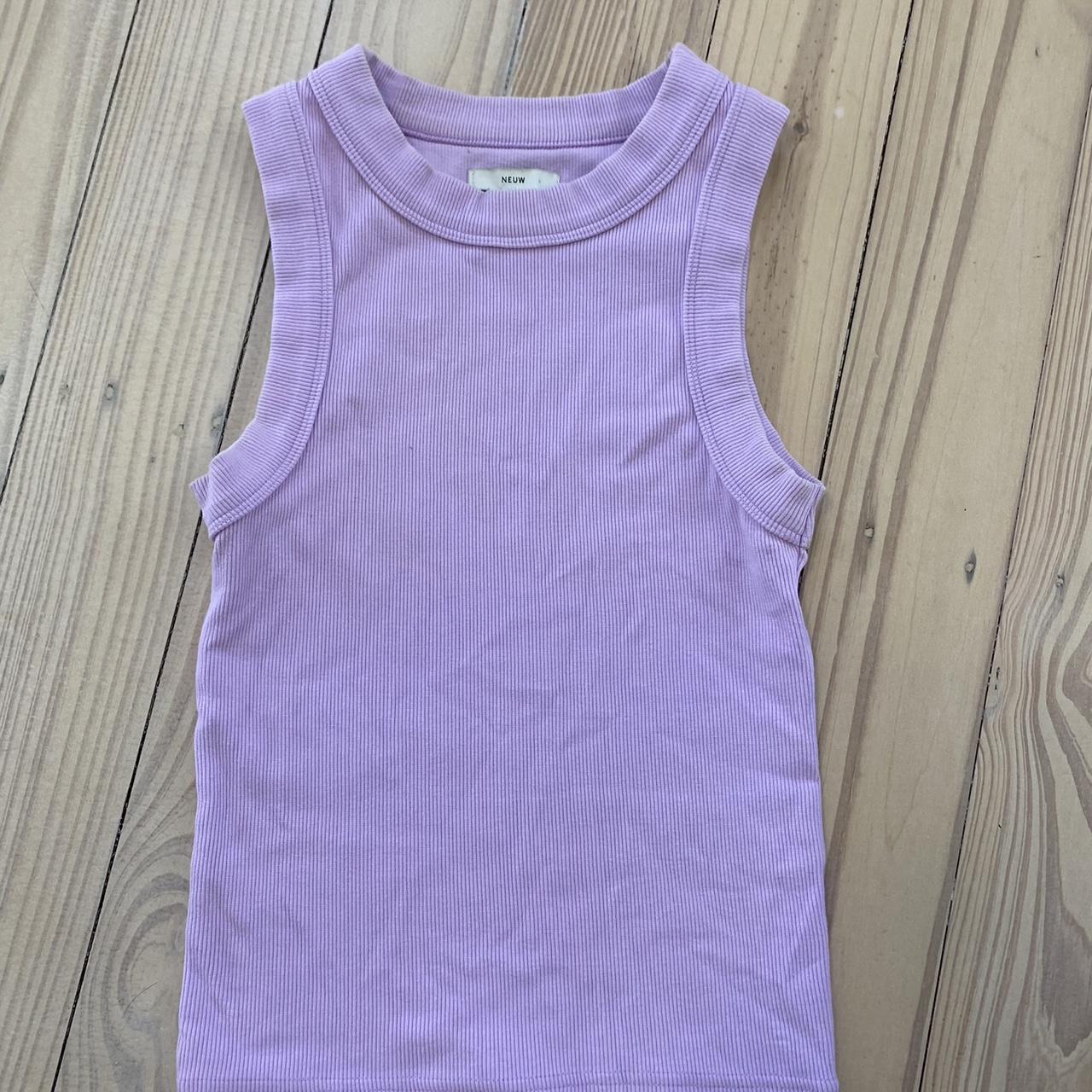Neuw purple singlet - Depop