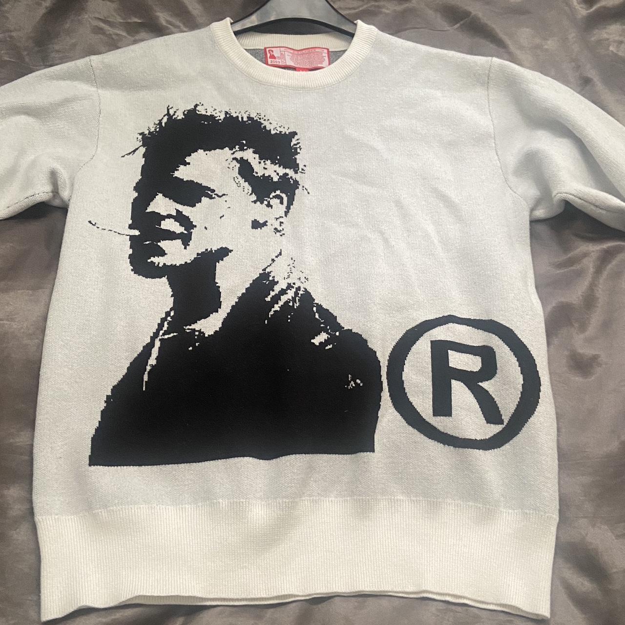 joy dvzn fight club sweater worn once to try... - Depop