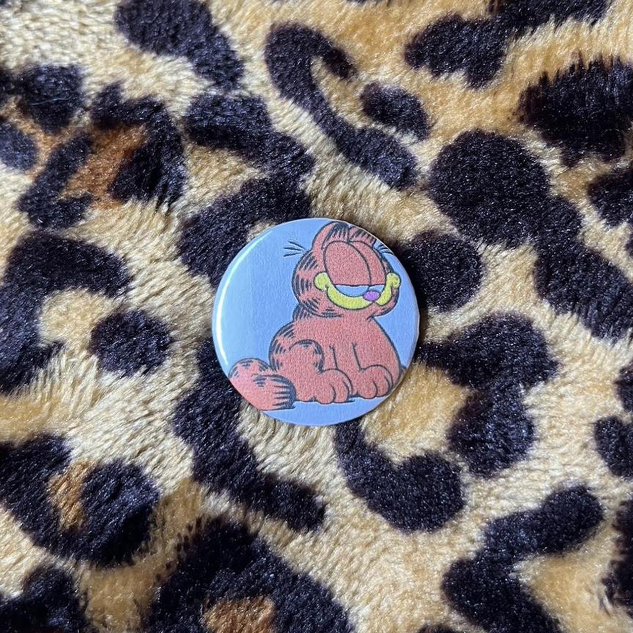 1 inch Garfield pin #punk #diypunk #buttons #pins... - Depop