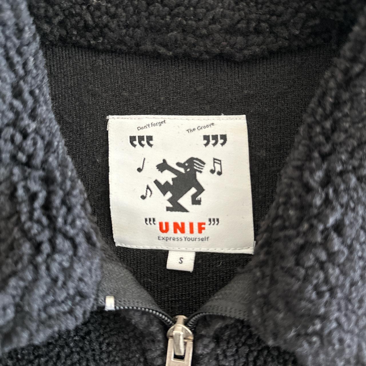 Unif Sherpa Jacket - size small but fits slightly... - Depop