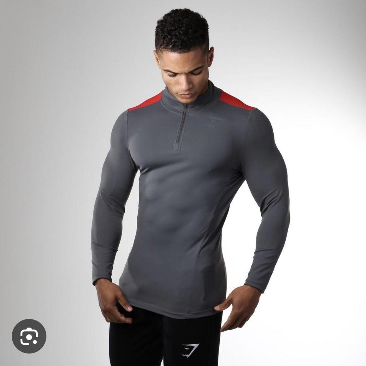 Gymshark Edge Quarter Zip Compression Shirt OG... - Depop