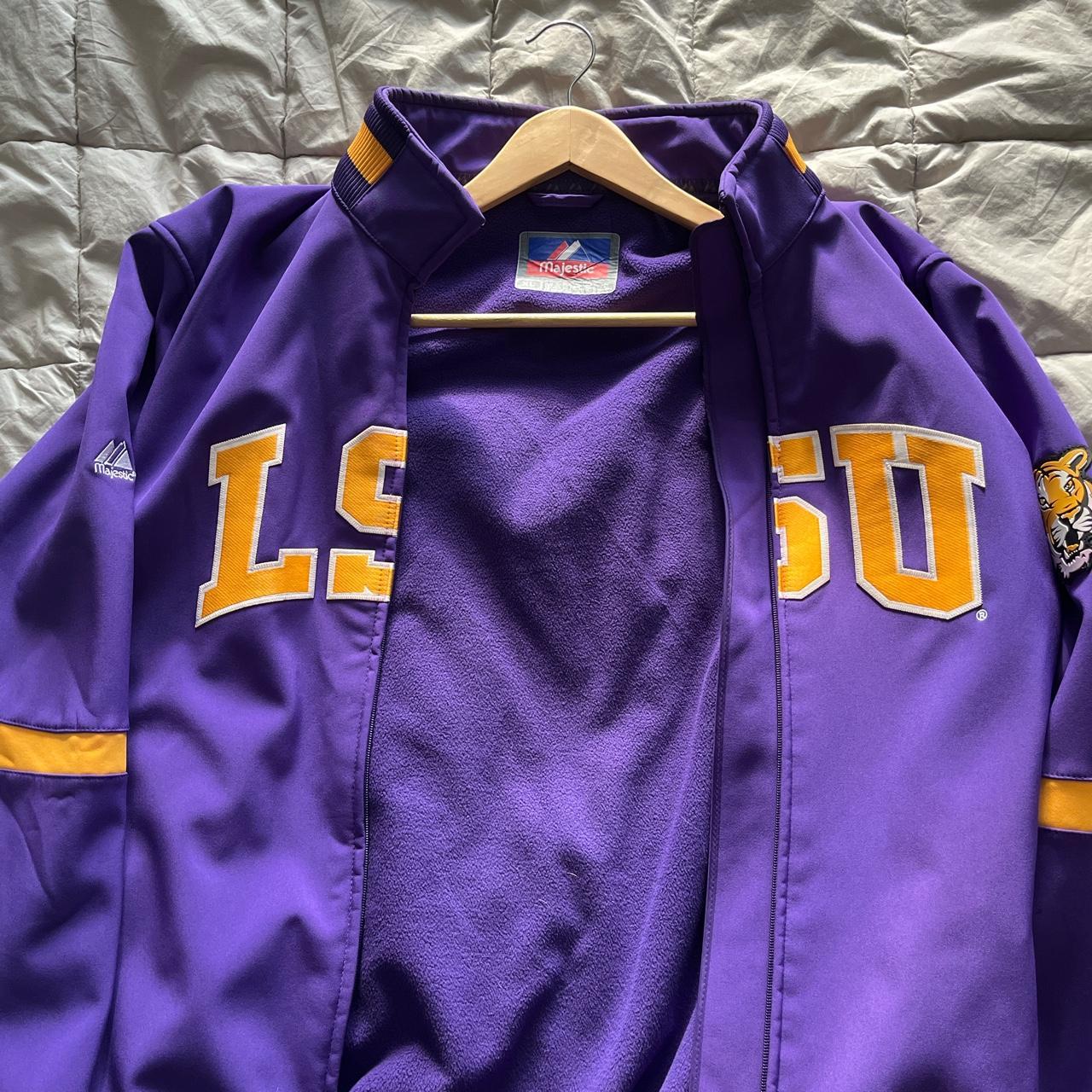 Vintage LSU Tigers bomber jacket. Features the LSU... - Depop