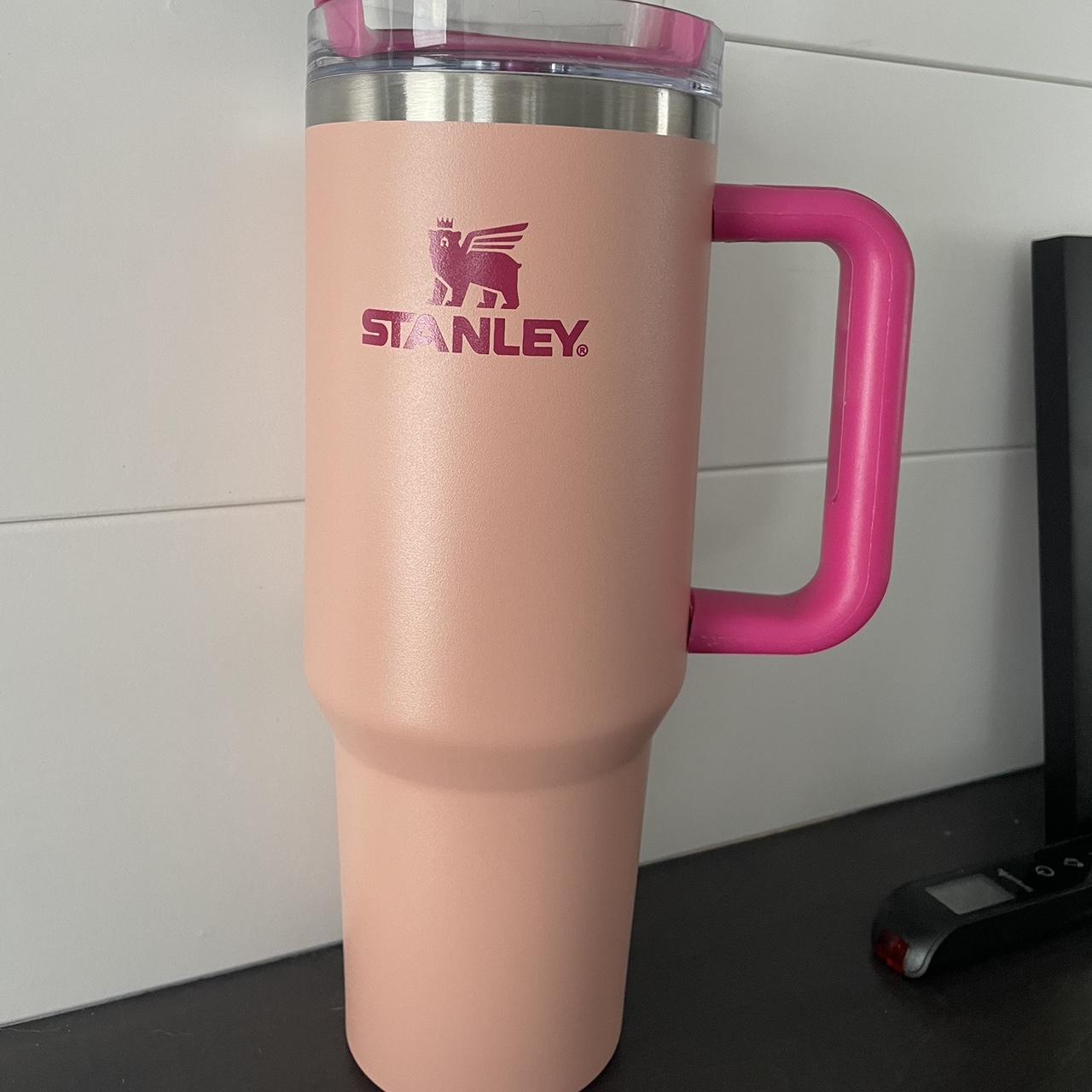 pink stanley cup#pink#waterbottle#stanley - Depop