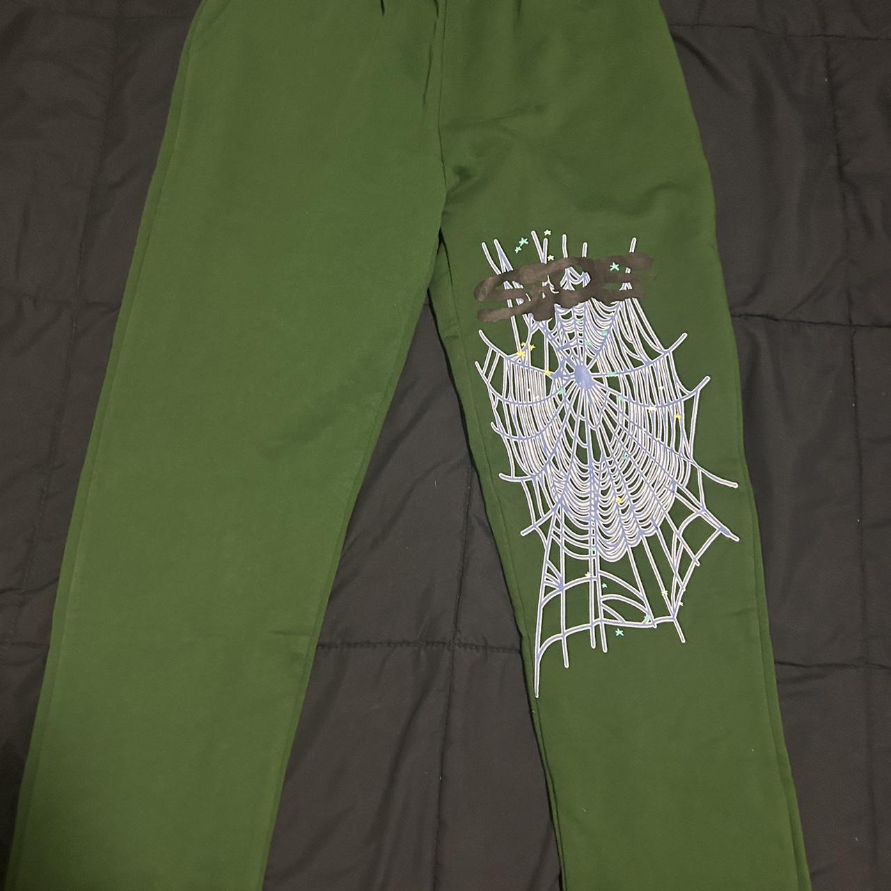 555 spider green pants size M never used and perfect... - Depop