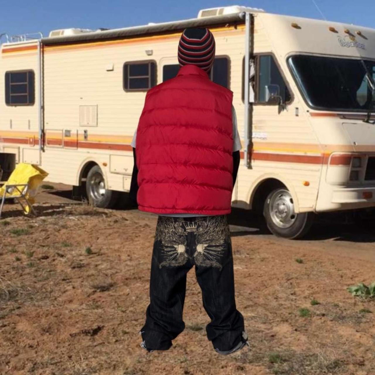 Jesse pinkman red puffer vest - style /not XL Seen... - Depop