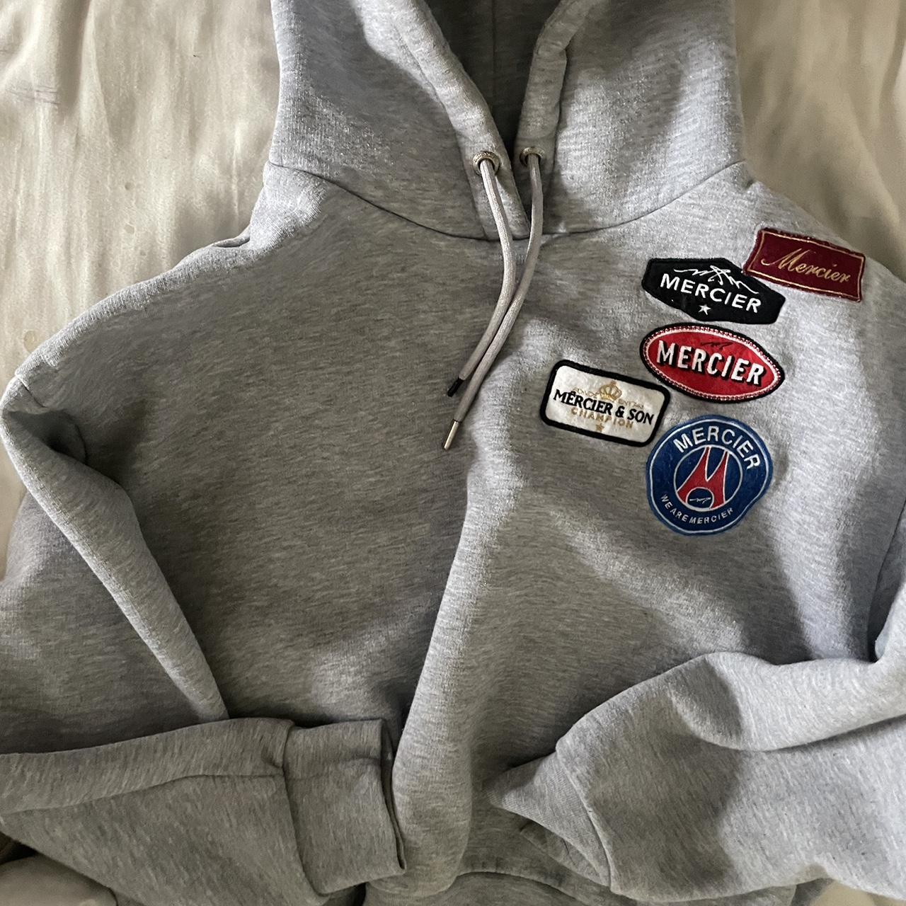 Grey mercier jumper rarely worn great condition... - Depop