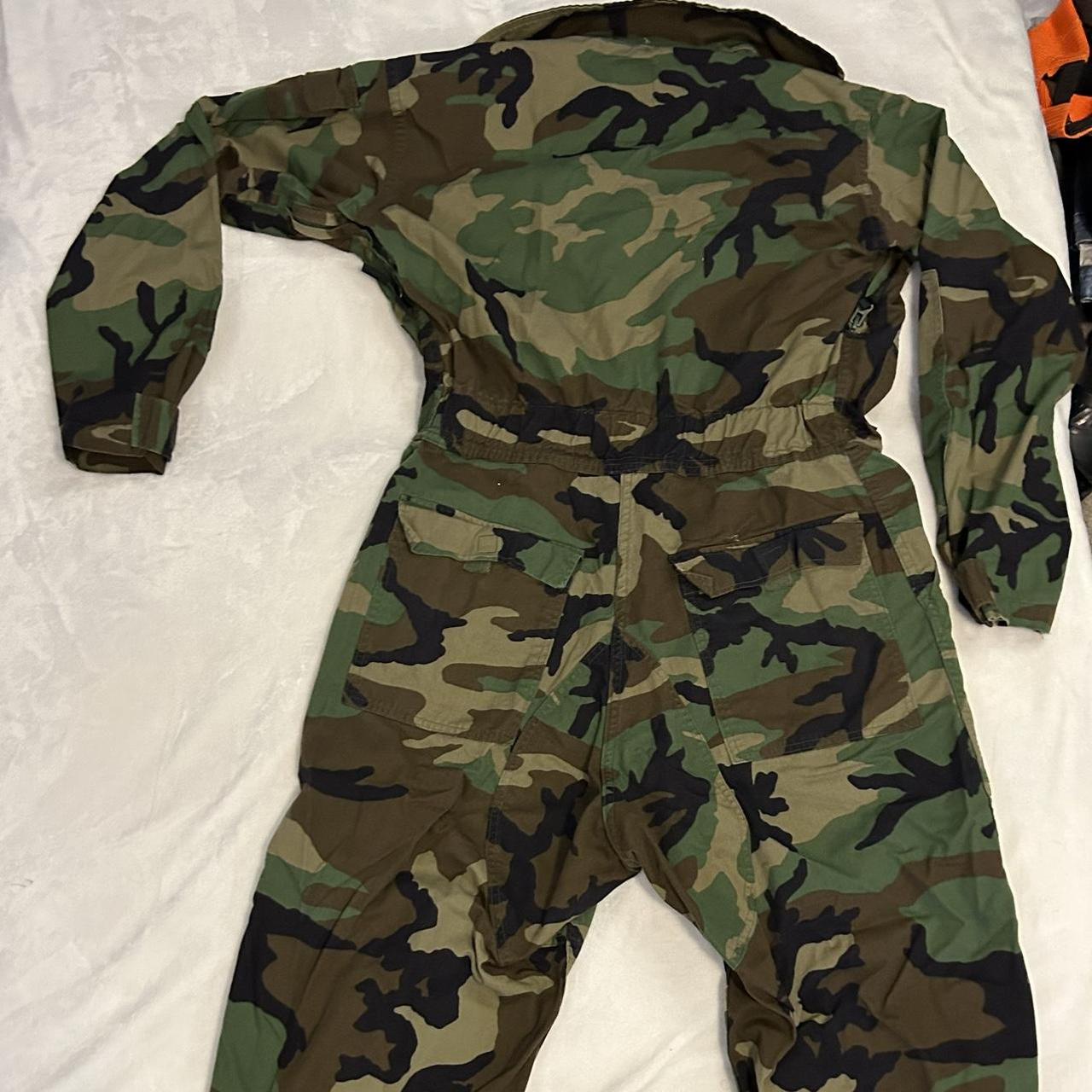 Military camo mechanic overalls men’s M... - Depop