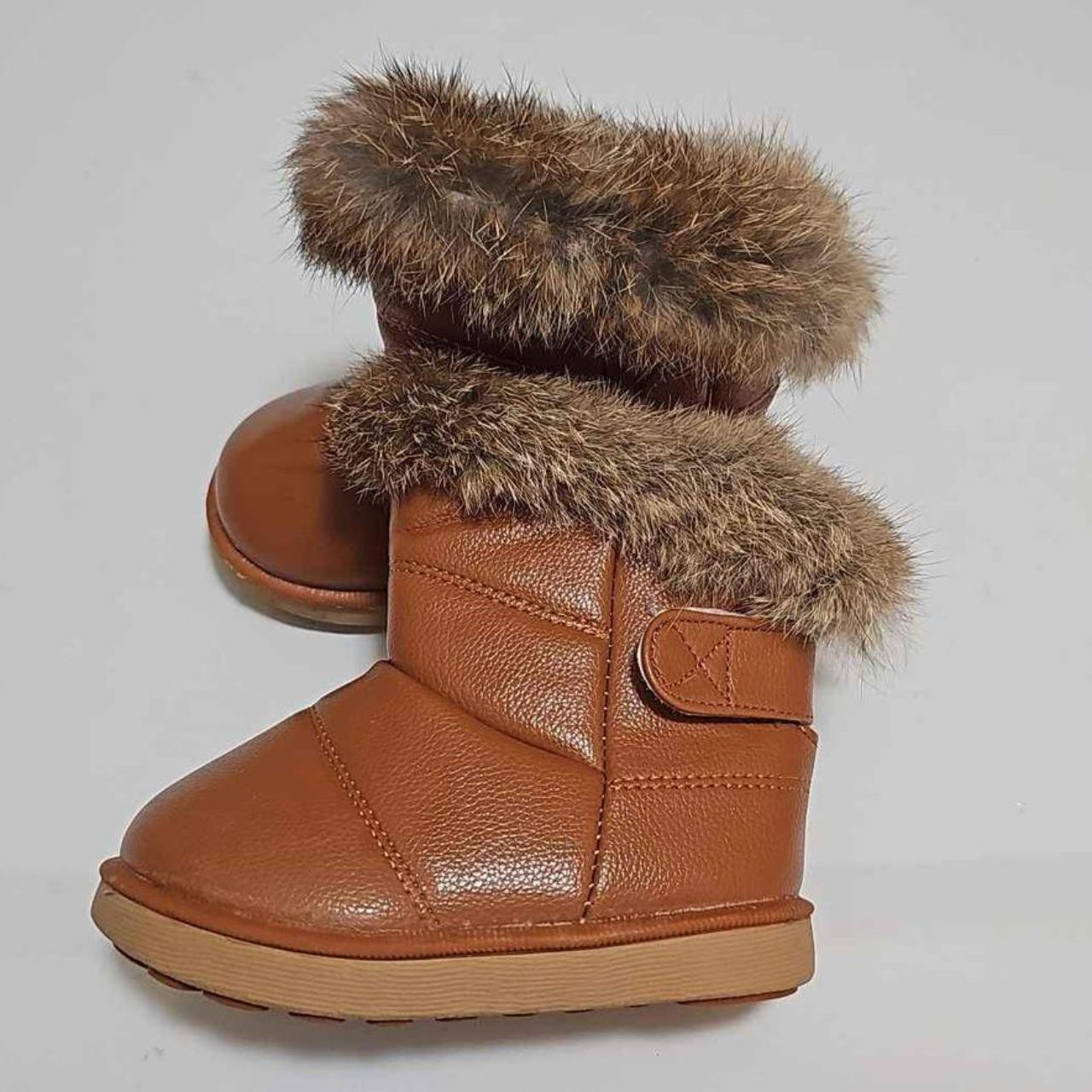 FREE SHIPPING Toddler Winter Boots Brown Size 6C - Depop