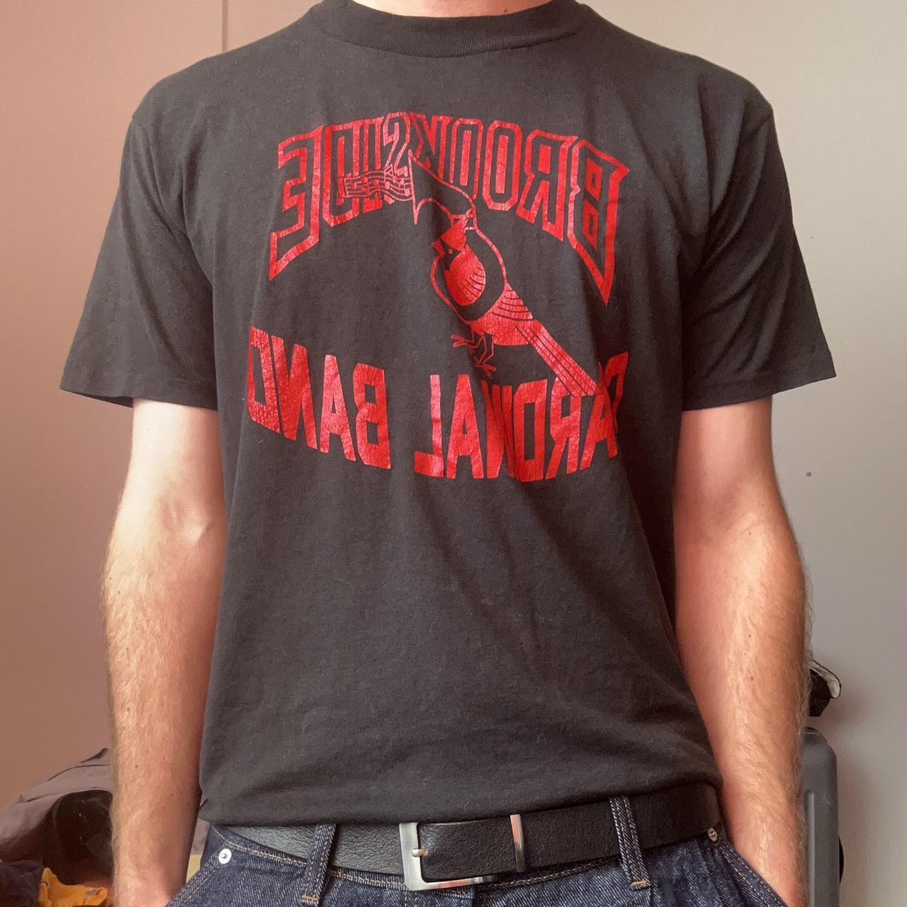 Vintage 90s Black and red Brookside Cardinal Band... | Depop