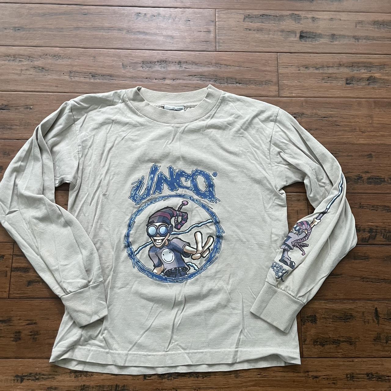 Kids Medium JNCO long sleeve Stain on sleeve but... - Depop