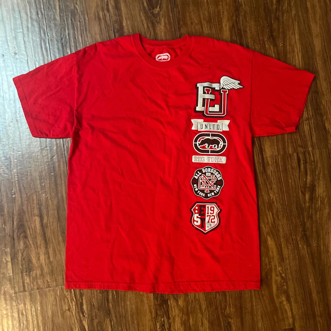 Red Ecko Unltd T-shirt. Size large amazing... - Depop