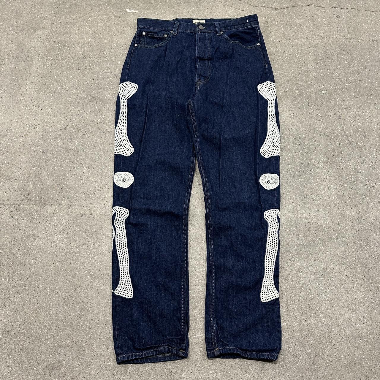 Authentic Kapital Denim Skeleton Bone designer... - Depop