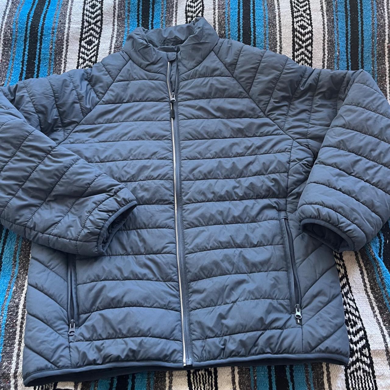 RSQ light blue puffer size L perfect condition #puffer - Depop