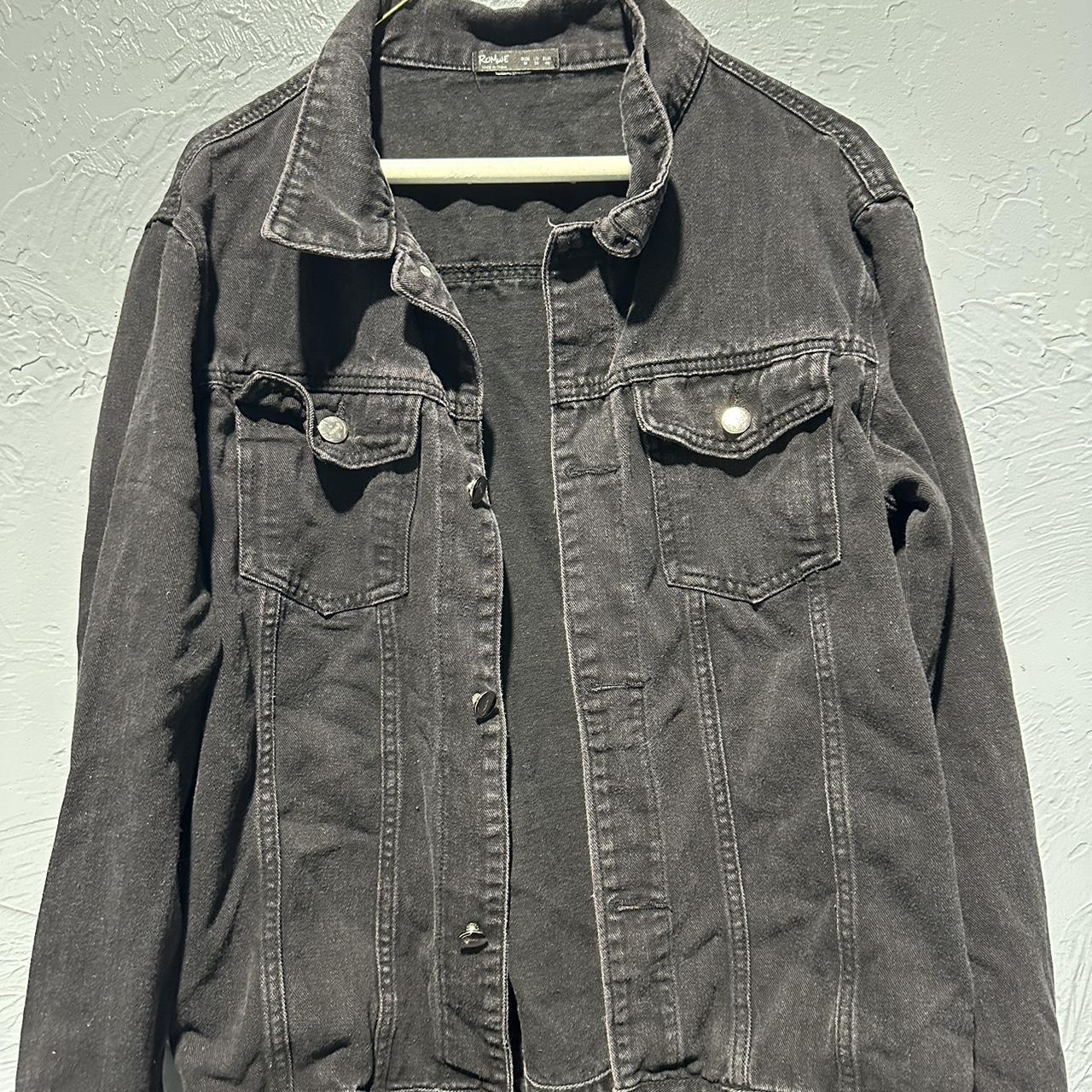 Romwe button Front Denim Jacket #streetwear #denim... - Depop