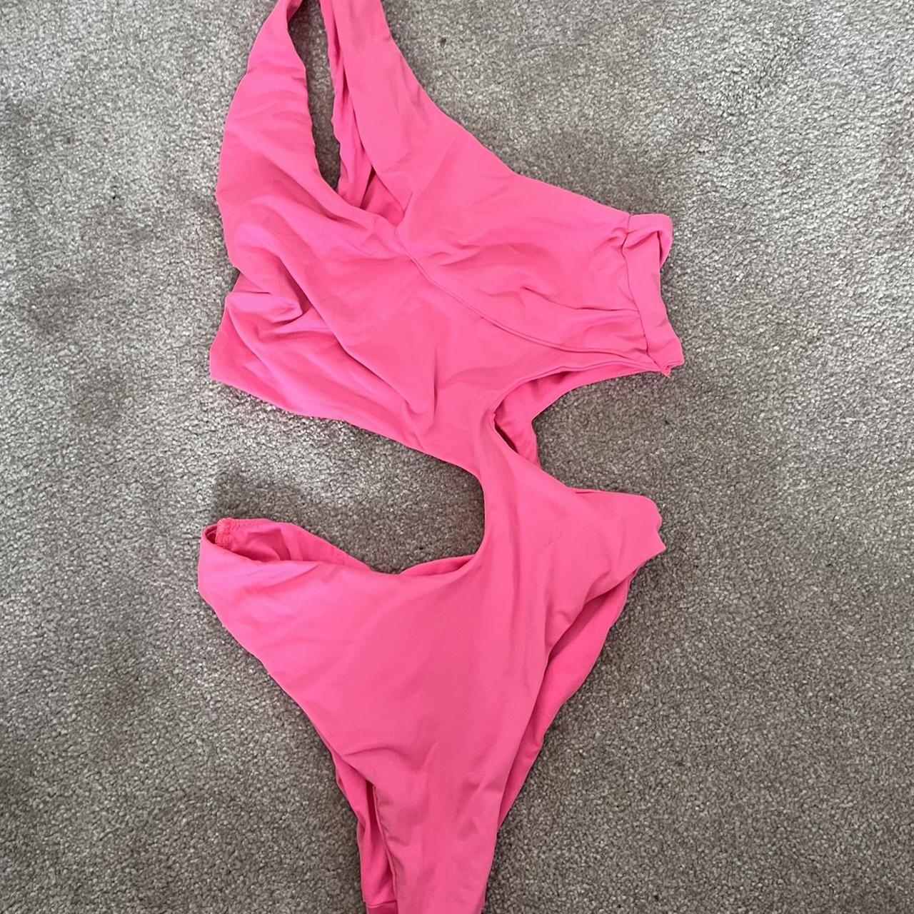 Asos swim suit One piece Size small Cut out swim... - Depop