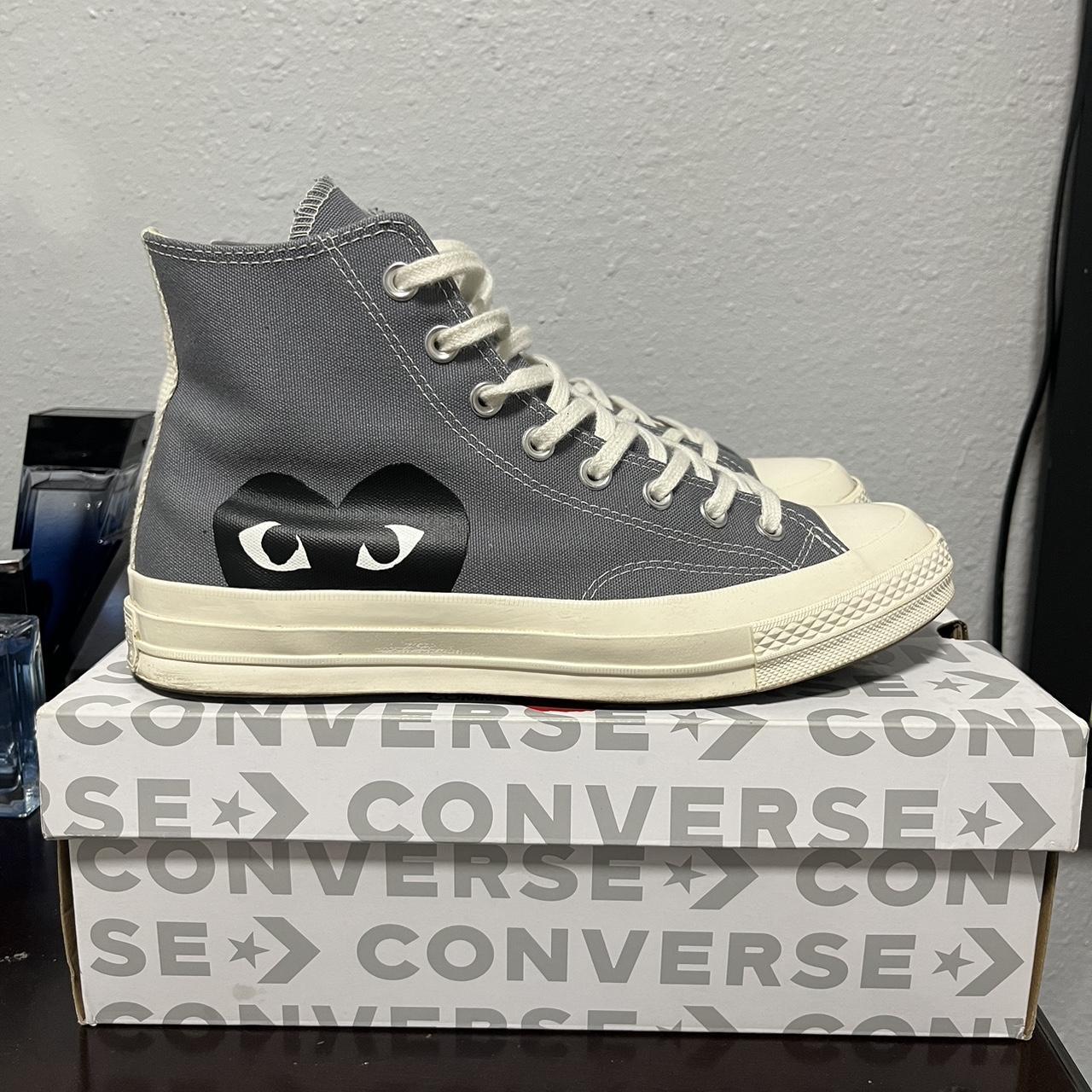 Grey CDG Chucks #CDG - Depop