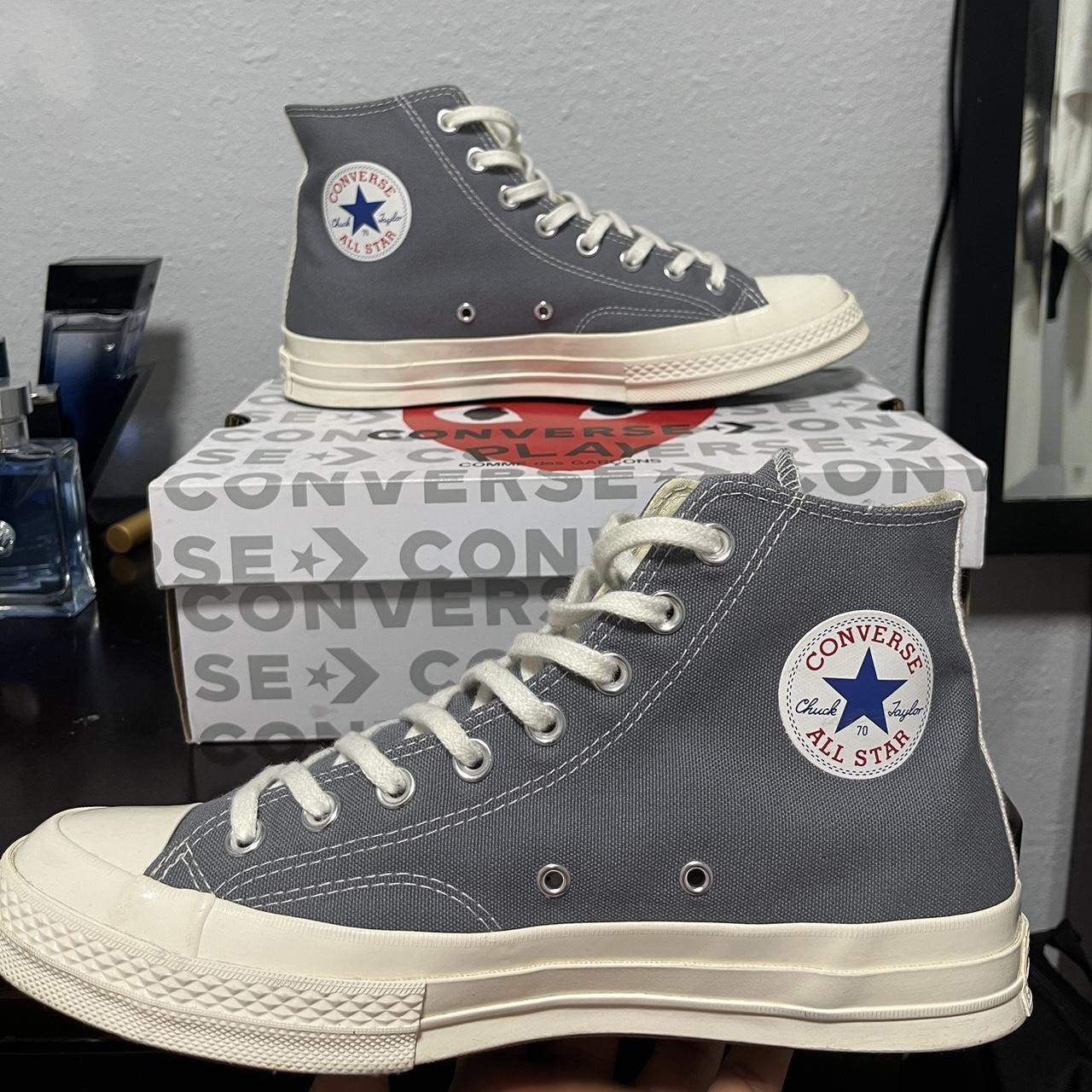 Grey CDG Chucks #CDG - Depop